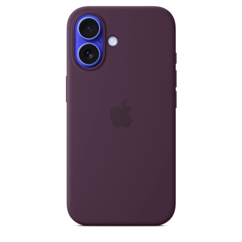 iPhone16 Silicone Case with MagSafe – Plum - iConnect Nigeria